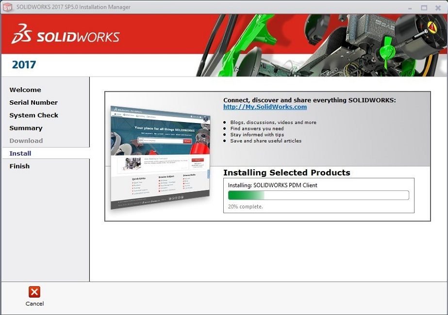 Procedura instalacije SolidWorks-a i PDM-a | SOLFINS